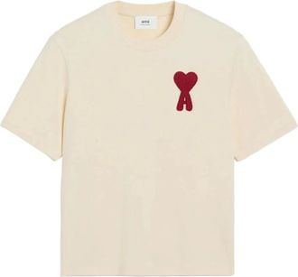 Ami Homme, Tops, Beige, Taille: L Ami De Coeur T-Shirt