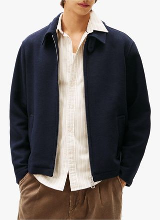 Tommy Hilfiger Blouson col classique en laine m&eacute;lang&eacute;e