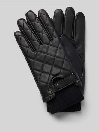 Barbour Handschuhe aus Rindsnappa mit Riegeldetail