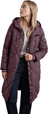 Street One Damen A201972 Gefütterte Steppjacke, Berry Brown, 46