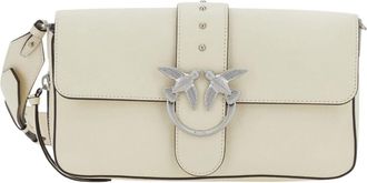Pinko Handtasche Pinko Sacs main Love One Slouchy Zip Classic V Blanc