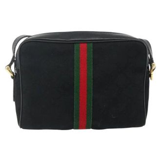 Gucci Pre-owned Leder Schultertasche - - Pre-owned - Damen - Schwarzk - ONE SIZE