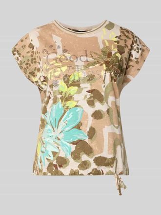 Betty Barclay T-Shirt im Allover-Look mit Ziersteinbesatz
