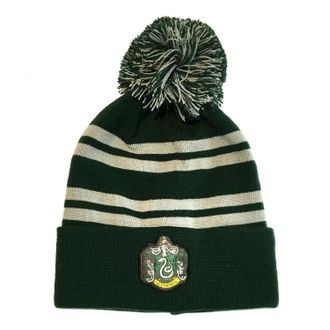 Harry Potter Unisex Beanie Pom-House Slytherin One Size Kappe, Mehrfarbig