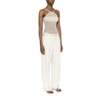 Rick Owens Femme, Tops, Beige, Taille: 38 FR TOP SL Combo TOP