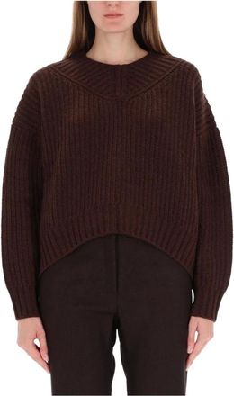 Staud Staud - Pull en maille &eacute;paisse - Femme - Pulls - Brun - Taille: 36 FR