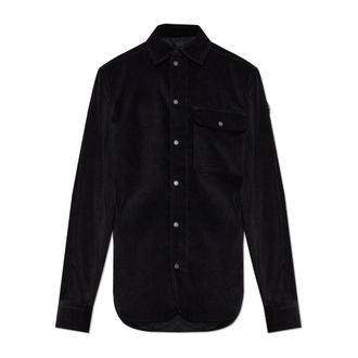 Moncler Corduroy-Hemd - - Shirts - Herren - Schwarzk - S