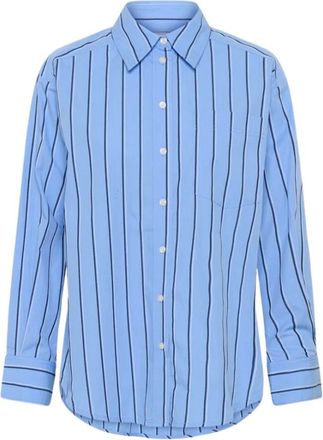 Part Two Femme, Blouses et Chemises, Bleu, Taille: 38 FR Blouses & Chemises