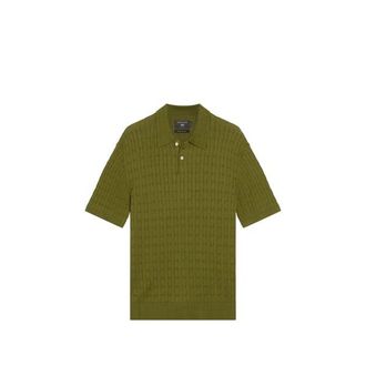 Dockers Polo ray&eacute; en coton m&eacute;lang&eacute;