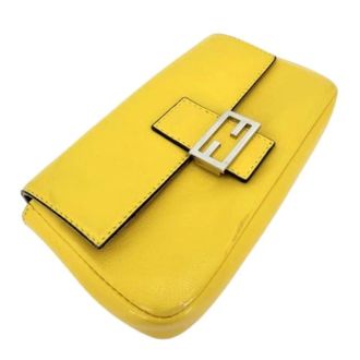 Fendi Pre-owned Vintage Schultertasche - - Pre-owned - Damen - Gelb - ONE SIZE