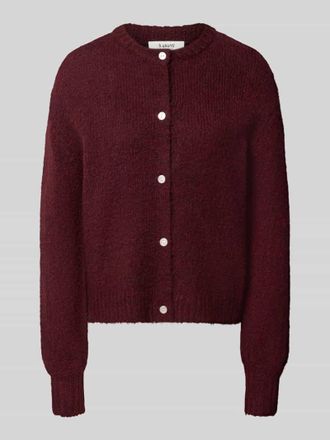 b.young Cardigan mit Alpaka-Anteil und Rundhalsausschnitt Modell OTIA