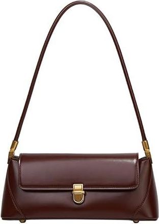 Generic Sacs à bandoulière tendance pour femme, sacs en cuir synthétique avec boucles magnétiques, mesurant 28 x 12 x 9 cm, avec une poche zippée à lintérieur