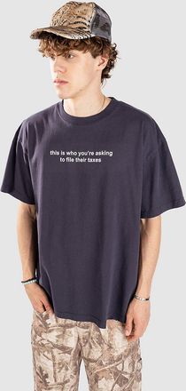 A.Lab Taxes Boxy T-Shirt navy