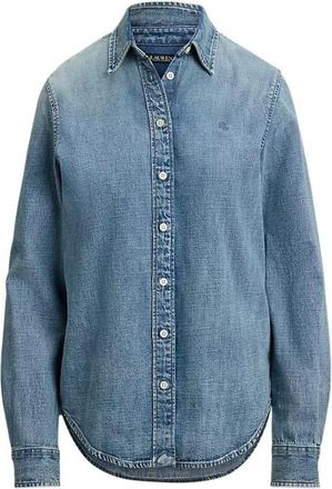 Ralph Lauren Femme, Blouses et Chemises, Bleu, Taille: 40 FR Denim Shirt