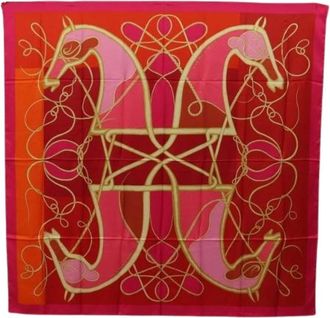 Herm&egrave;s Pre-owned Vintage Silk Scarf - Femme - Pre-owned - Multicolore - Taille: ONE Size