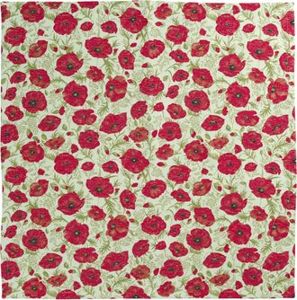 Sander Gobelin Tischdecke/Mitteldecke - Bari - Mohnblumen - 85 x 85cm, 447803