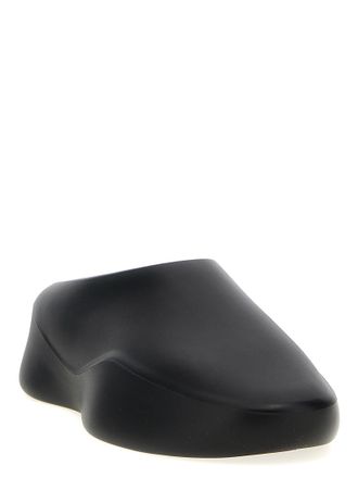 Fear of God Mens Black Rubber Clogs Shoe