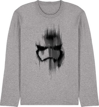 Star Wars Trooper Mask Unisex Long Sleeve T Shirt, Athletic Heather, XX-Large