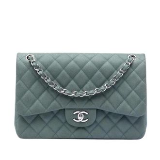 Chanel Pre-owned Classic Double Flap Schultertasche - - Pre-owned - Damen - Blau - ONE SIZE
