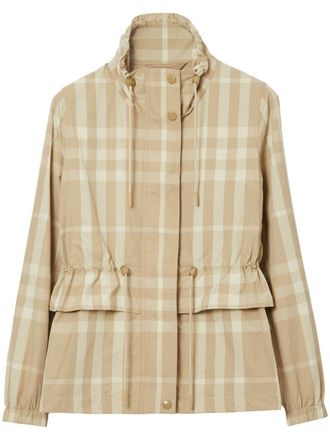 Burberry veste &agrave; col chemin&eacute;e - Tons neutres