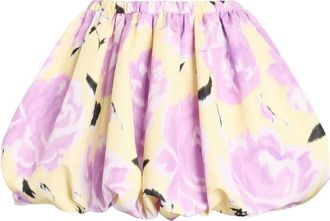 Patou Femme, Jupes, Multicolore, Taille: 34 FR Mini-jupe &agrave; fleurs avec taille &eacute;lastiqu&eacute;e