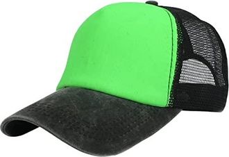 Generic Casquettes de sport pour homme, taille pour course &agrave; pied, entra&icirc;nements et activit&eacute;s de plein air, casquettes de baseball pour gar&ccedil;on, Vert, Taille u
