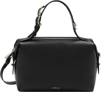 Furla Crossbody Bags - Furla Double Mini Boston Bag - Gr. unisize - in Schwarz - f&uuml;r Damen