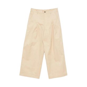 Comme Des Gar&ccedil;ons Plissierte Hose - - Trousers - Herren - Braun - L