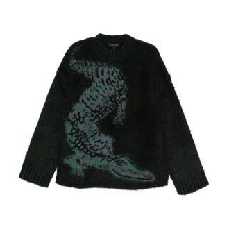 Lacoste Homme, Pulls, Noir, Taille: M Pull D&eacute;fil&eacute; de Mode Manuel Varech