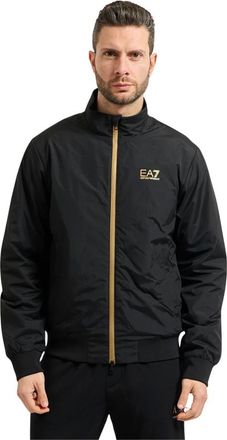 Emporio Armani Homme, Vestes, Noir, Taille: 3XL Veste Bomber en Nylon