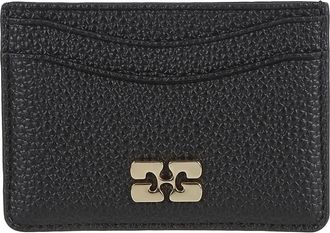 Ganni Femme, Accessoires, Noir, Taille: ONE Size Porte-cartes Bou