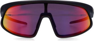 Oakley Sonnenbrille mit Oversized-Gestell - Schwarz