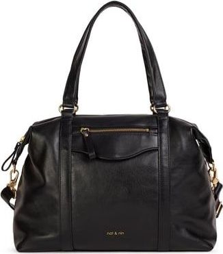 Nat & Nin Sac port&eacute; &eacute;paule Thylane en cuir