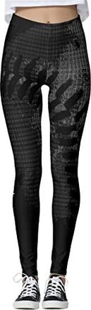 Generic Legging de sport 2026 pour femme - Taille haute - Imprim&eacute; baseball - Contr&ocirc;le du yoga - Sport, Noir, XXL