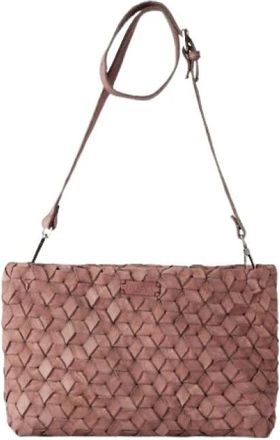 Malababa Femme, Sacs, Rose, Taille: ONE Size Teodora Woven Shoulder Bag