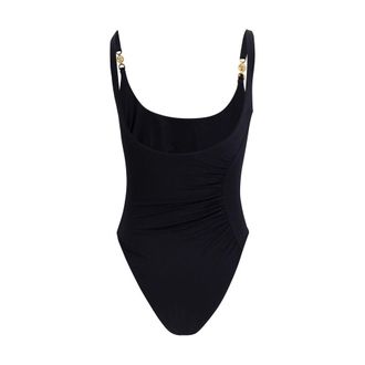 Versace Womens Black Polyamide One-Piece Swimsuit Clothing