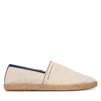 Tommy Hilfiger Espadrilles Tommy Hilfiger Hilfiger Chambray Espadrille FM0FM05793 &Eacute;cru