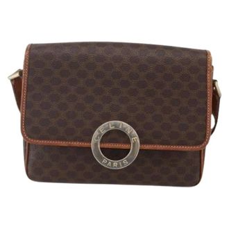Celine Sac bandouli&egrave;re vintage en toile Pre-owned - Femme - Pre-owned - Brun - Taille: ONE Size