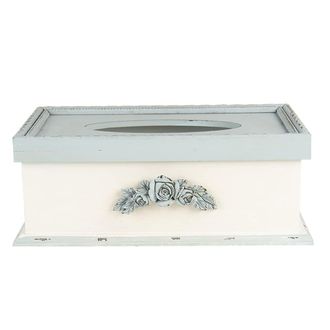 Clayre & Eef Taschentuch-Box Mehrfarbig 27x18x10 cm 6H2031