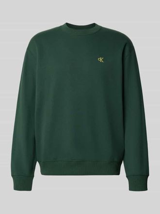 Calvin Klein Jeans Sweatshirt mit Label-Stitching