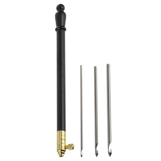 Hemobllo Metall Punch Needle Satz mit Rutschfestem Griff und Nadeleinf&auml;dler Langlebiges Stickset f&uuml;r Punch Needle Handarbeit und Textilverzierung