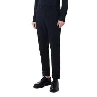 Roberto Ricci Design Extralight Micro Chino Pant - Homme - Pantalons - Bleu - Taille: M