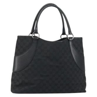 Gucci Sac &agrave; main en toile Pre-owned - Femme - Pre-owned - Noir - Taille: ONE Size