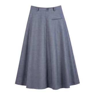 Tela Midir&ouml;cke - - Skirts - Damen - Grau - M