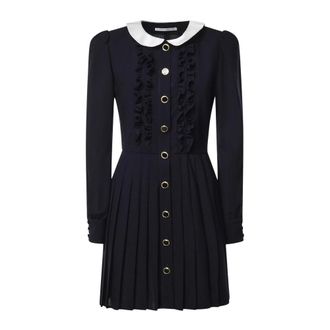 Alessandra Rich Shirt Kleider - - Dresses - Damen - Blau - S