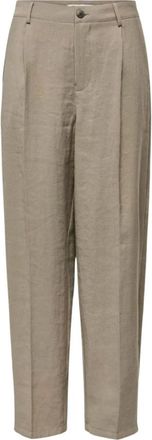 Only Only, Femme, Pantalons, Beige, Taille: 42 FR L32 Onlrinia Life HW Barriel