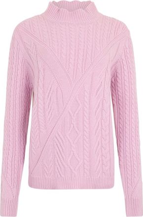 Malo Femme, Pulls, Rose, Taille: 36 FR Long-sleeve Sweater