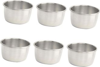 UPKOCH 80 Ml Gew&uuml;rzbecher-set Aus Edelstahl Gro&szlig;e Saucensch&uuml;ssel Zum Dippen Von Speisen Suppen Vorspeisen Gew&uuml;rze Saucen Salsa Senf f&uuml;r Das Restaurant Zu Hau