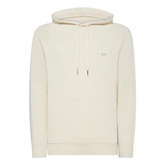 Sun 68 Cremefarbener Kapuzenpullover Warm Wei&szlig; - - Sweatshirts & Hoodies - Herren - Beige - XL