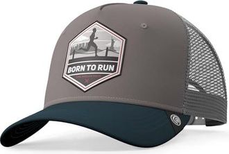 The Indian Face Born to Run Baseball Cap, Gris, Taille Unique Unisex